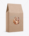 Kraft Paper Box W/ Window Mockup - Halfside View - Free Download Images ...