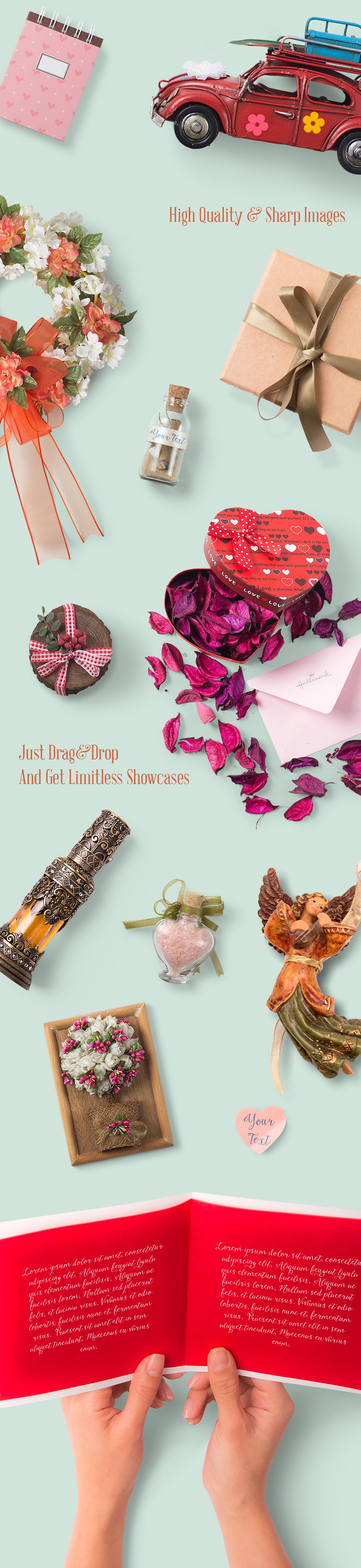 In Love Assets & Mockups on Yellow Images Creative Store