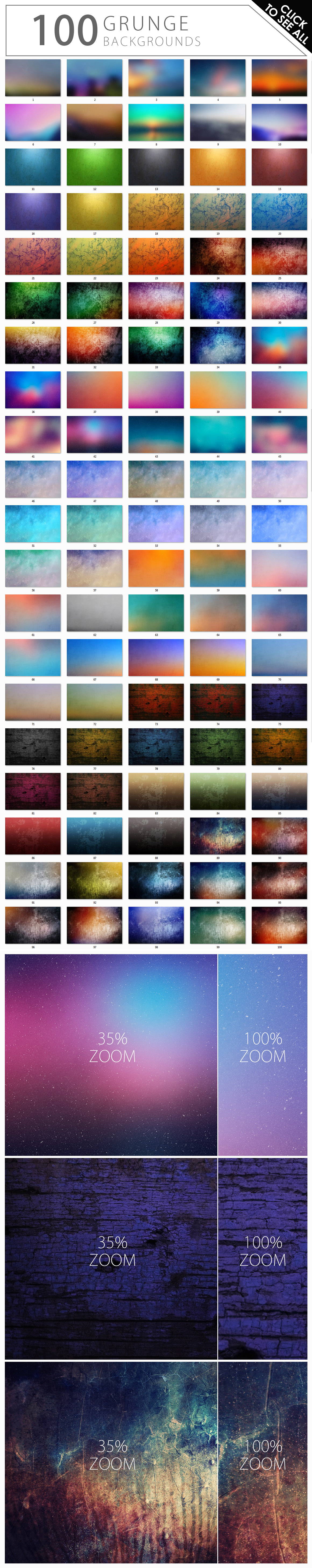 Supermassive Backgrounds Bundle on Yellow Images Creative Store