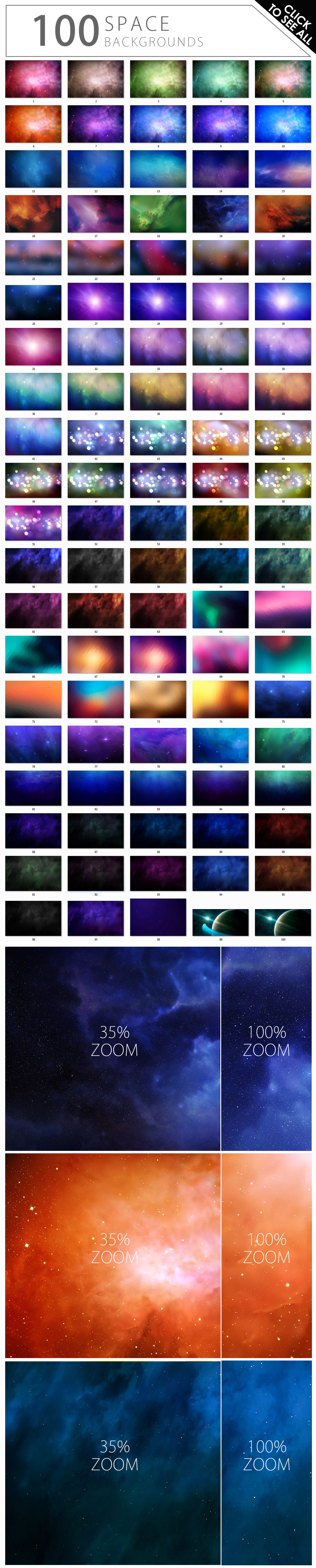 Supermassive Backgrounds Bundle on Yellow Images Creative Store