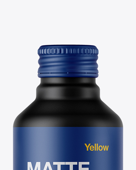 Matte Drink Bottle Mockup - Free Download Images High Quality PNG, JPG