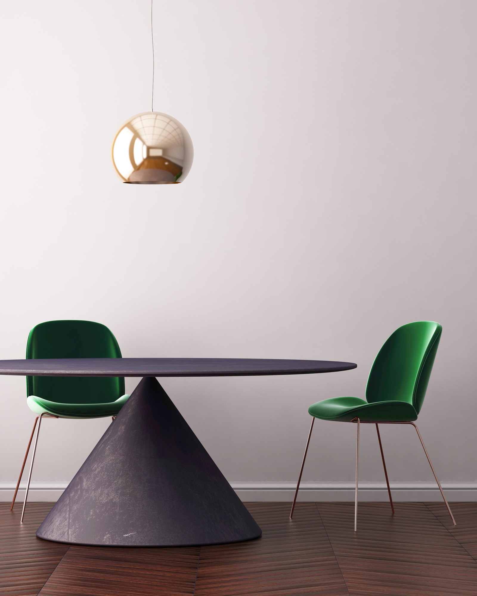 Mockup poster with a dining table on Yellow Images Creative Store