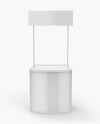 Promo Stand Mockup - Front View - Free Download Images High Quality PNG ...