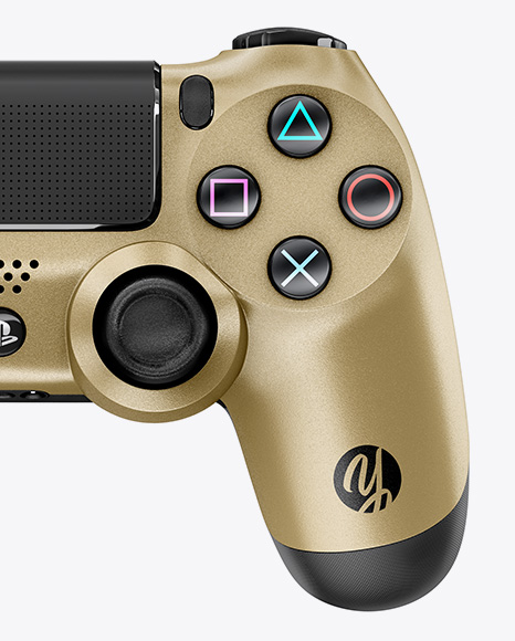 DualShock 4 Controller With Metallic Finish Mockup - Front View - Free ...