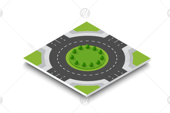 City module road creator on Yellow Images Creative Store