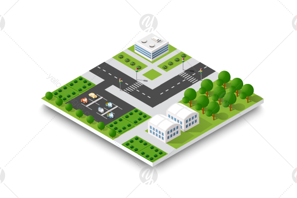 City module road creator on Yellow Images Creative Store