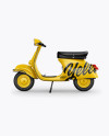 Vespa Scooter Mockup - Left Side View - Free Download Images High ...