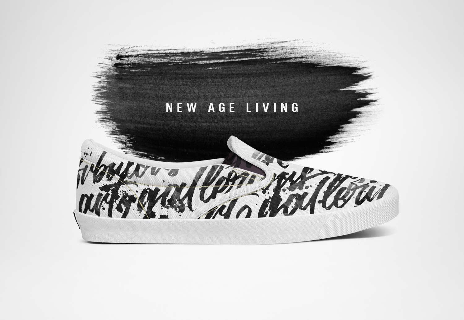 Highlander Font on Yellow Images Creative Store