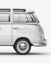 Volkswagen Transporter T1 Mockup Right Side View - Free Download Images ...