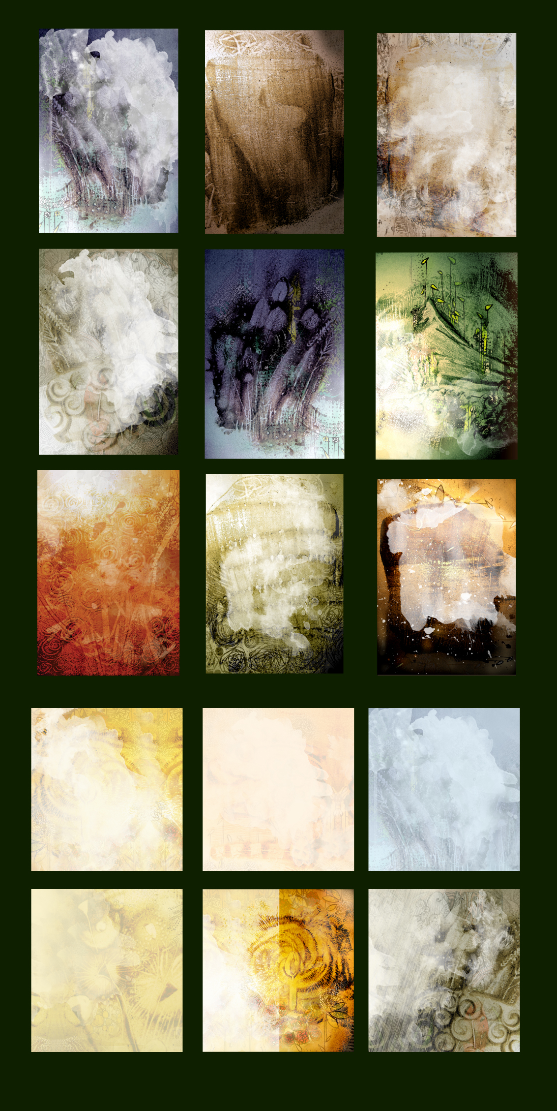 Unique Graphic Texture BUNDLE on Yellow Images Creative Store