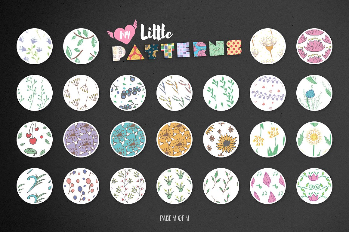 My Little Patterns in Patterns on Yellow Images Creative Store