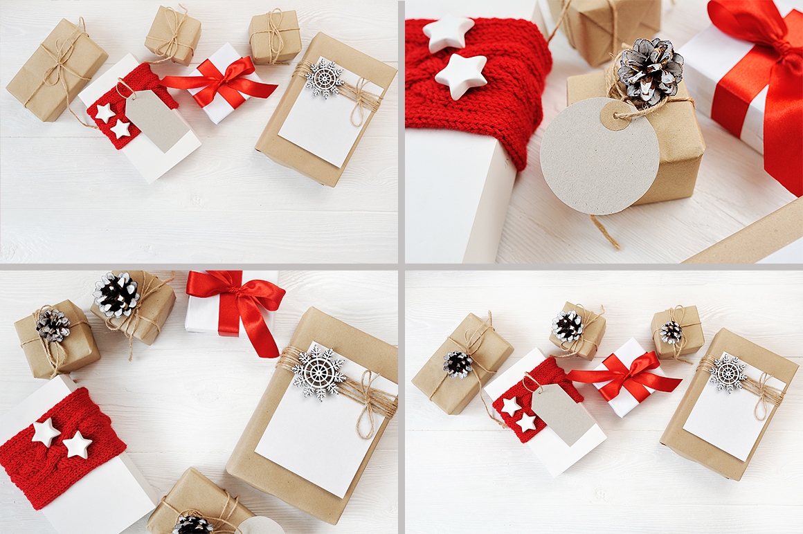 Christmas Gift Collection on Yellow Images Creative Store