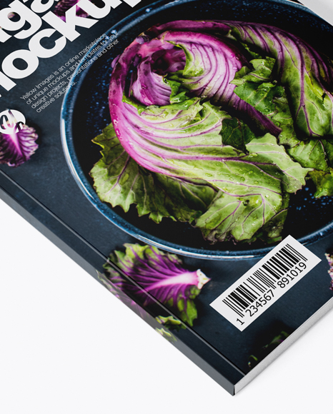 Magazine Mockup - Half Side View - download high resolution PSD, JPEG ...