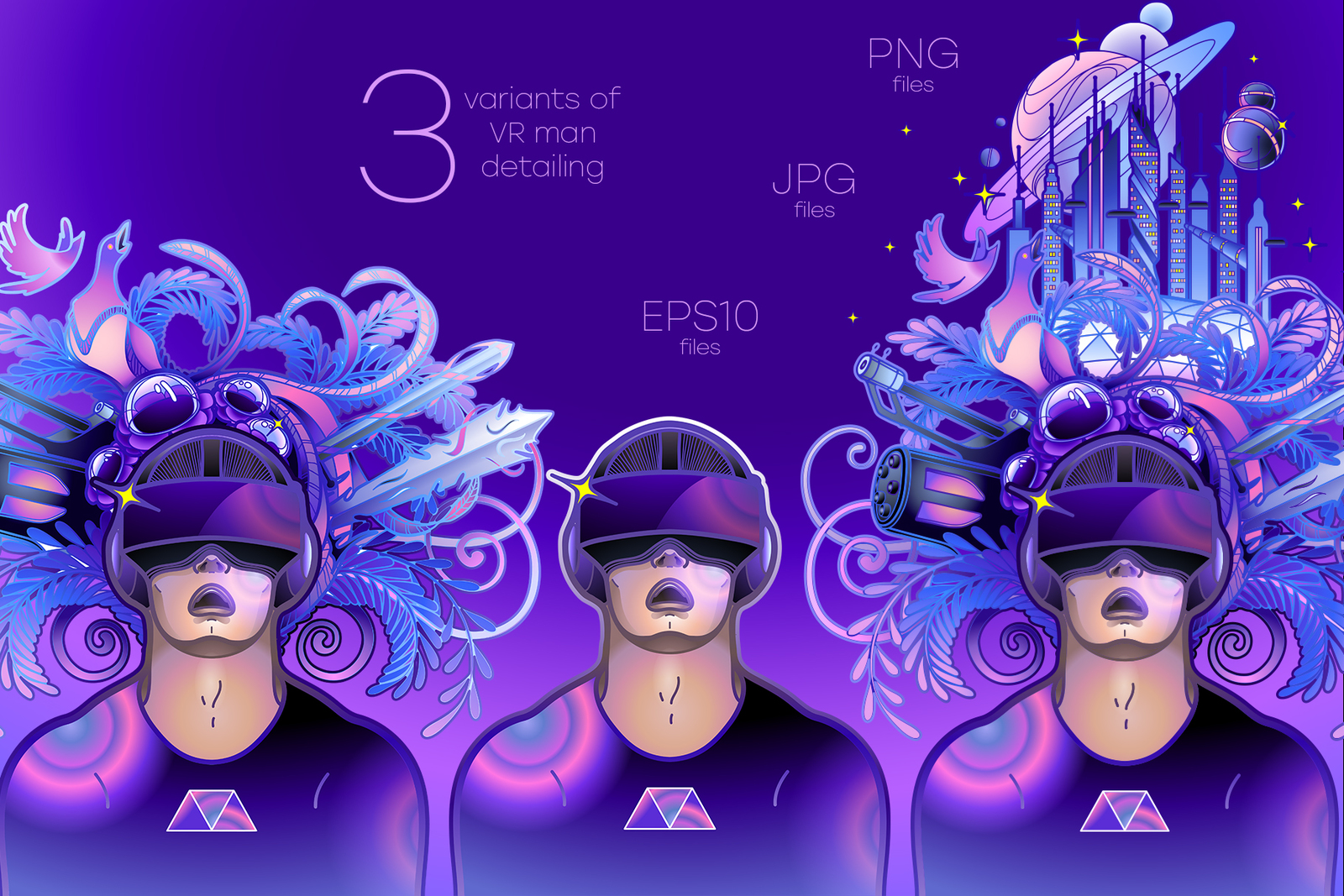 Virtual Reality on Yellow Images Creative Store