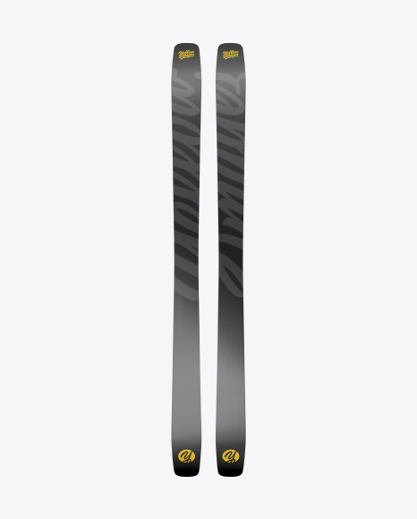 Ski Mockup - Front, Back & Side Views - Free Download Images High ...