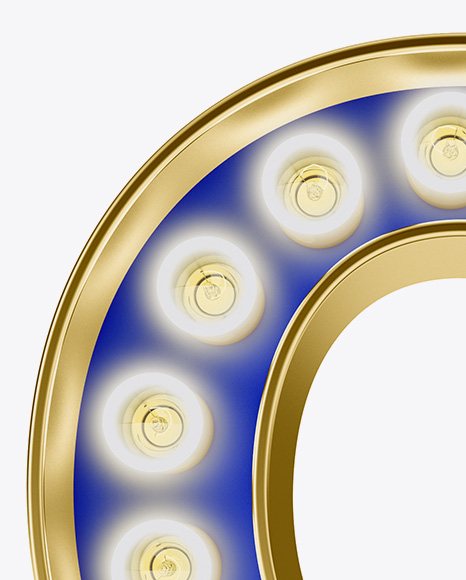 Letter C Light Bulb Sign Mockup - Free Download Images High Quality PNG ...