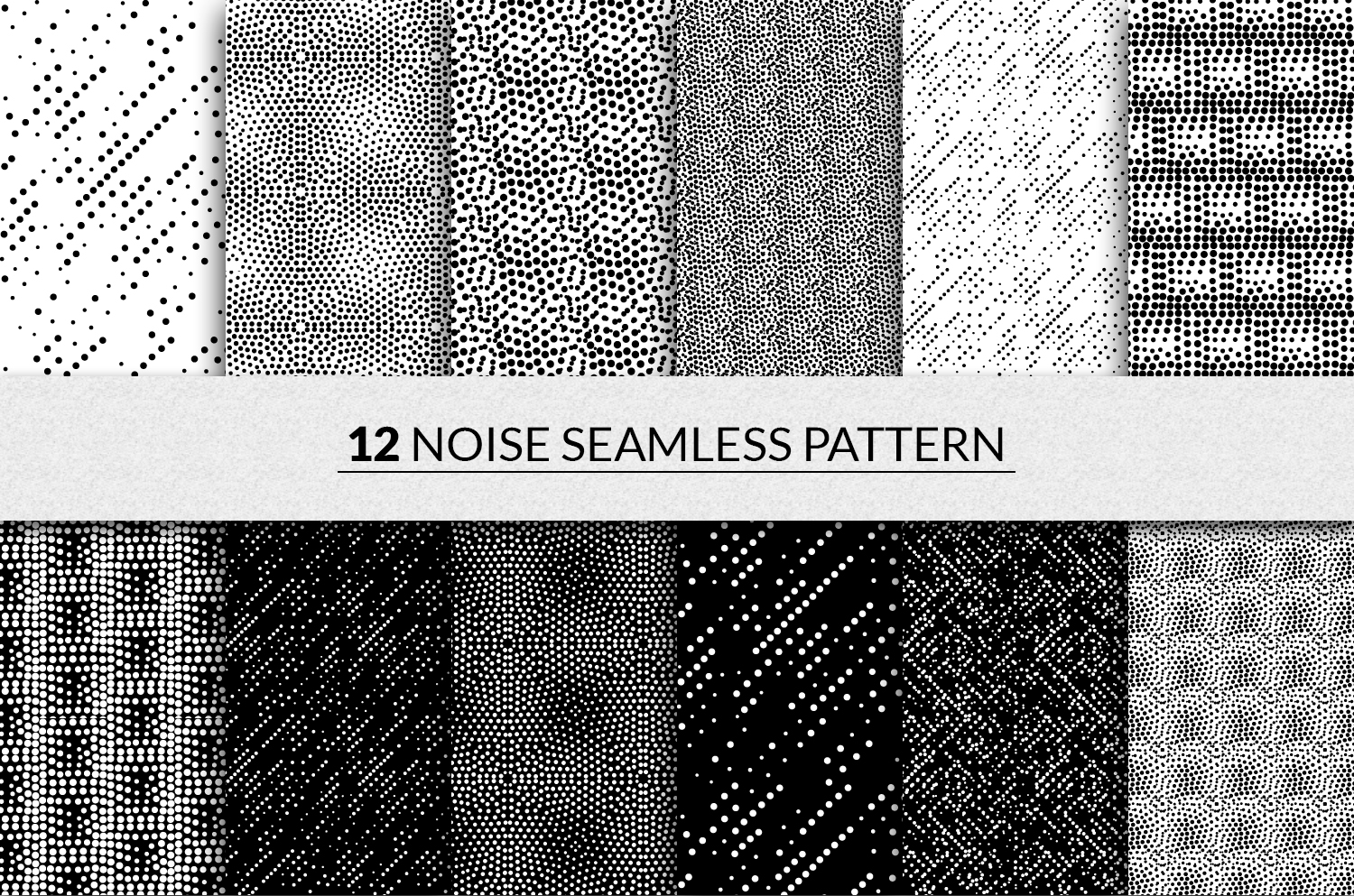 144 seamless pointillism patterns on Yellow Images Creative Store