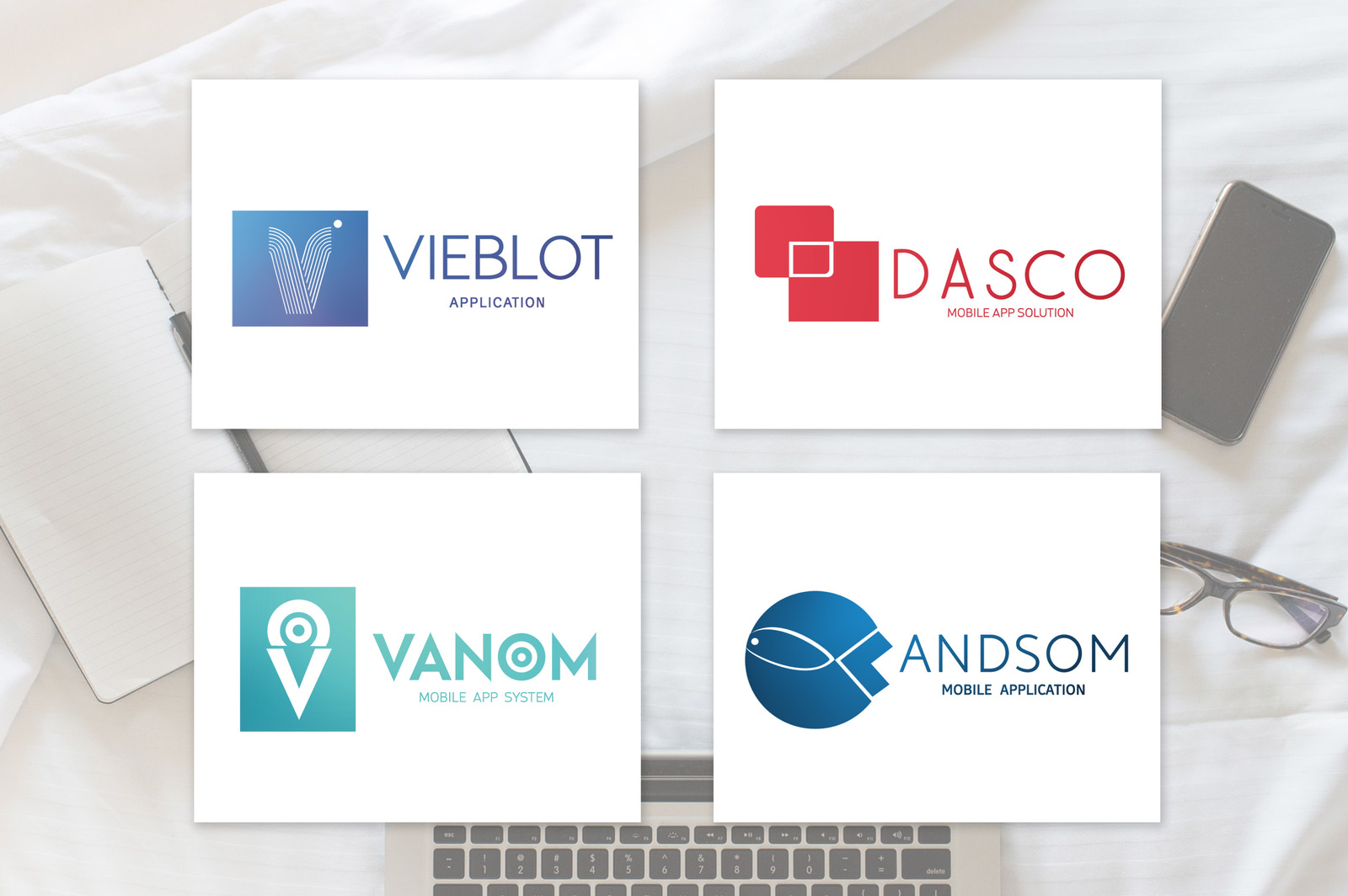 1400 Logos Mega Bundle Pack on Yellow Images Creative Store