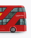 London Bus Mockup - Side View in Vehicle Mockups on Yellow Images ...