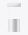 Promo Stand Mockup - Front View - Free Download Images High Quality PNG ...