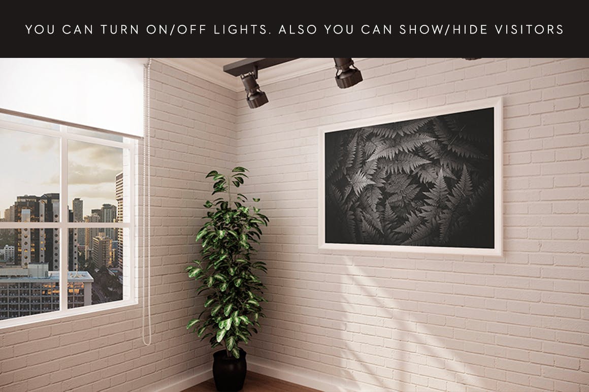 Gallery MockUp 2 on Yellow Images Creative Store