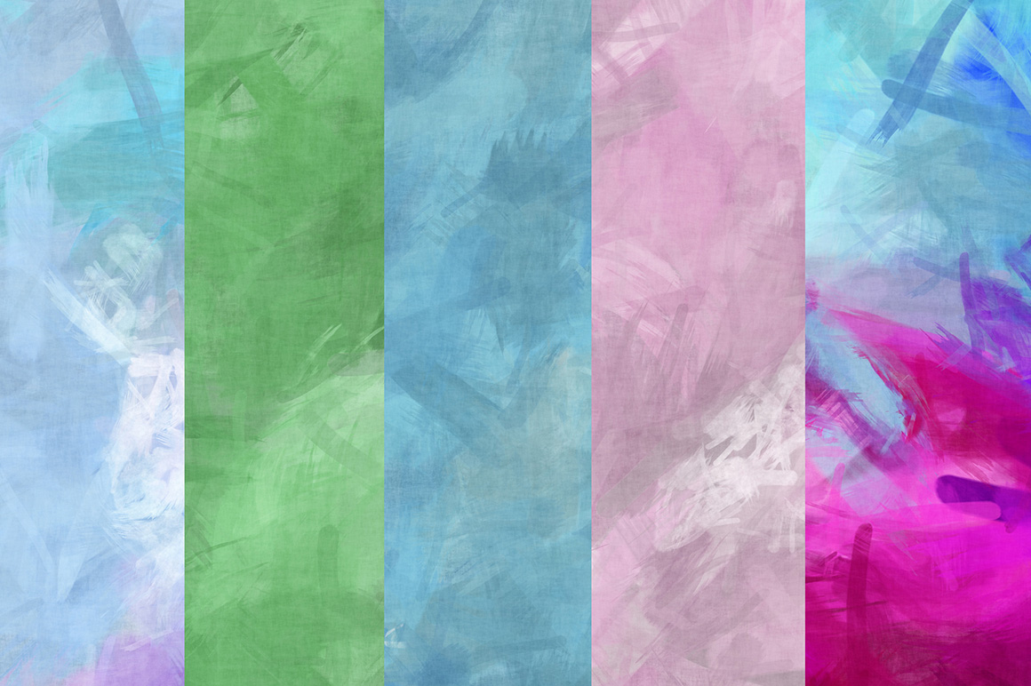 Paint textures V3 on Yellow Images Creative Store