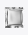 Matte Metallic Sachet Mockup - Free Download Images High Quality PNG, JPG