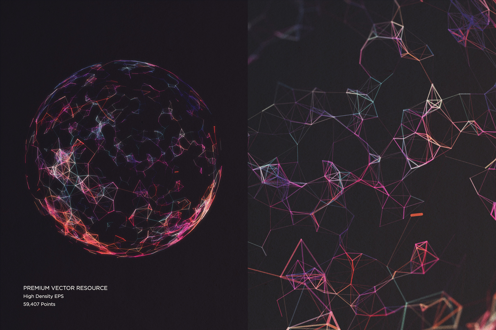 EPS Network Vectors on Yellow Images Creative Store