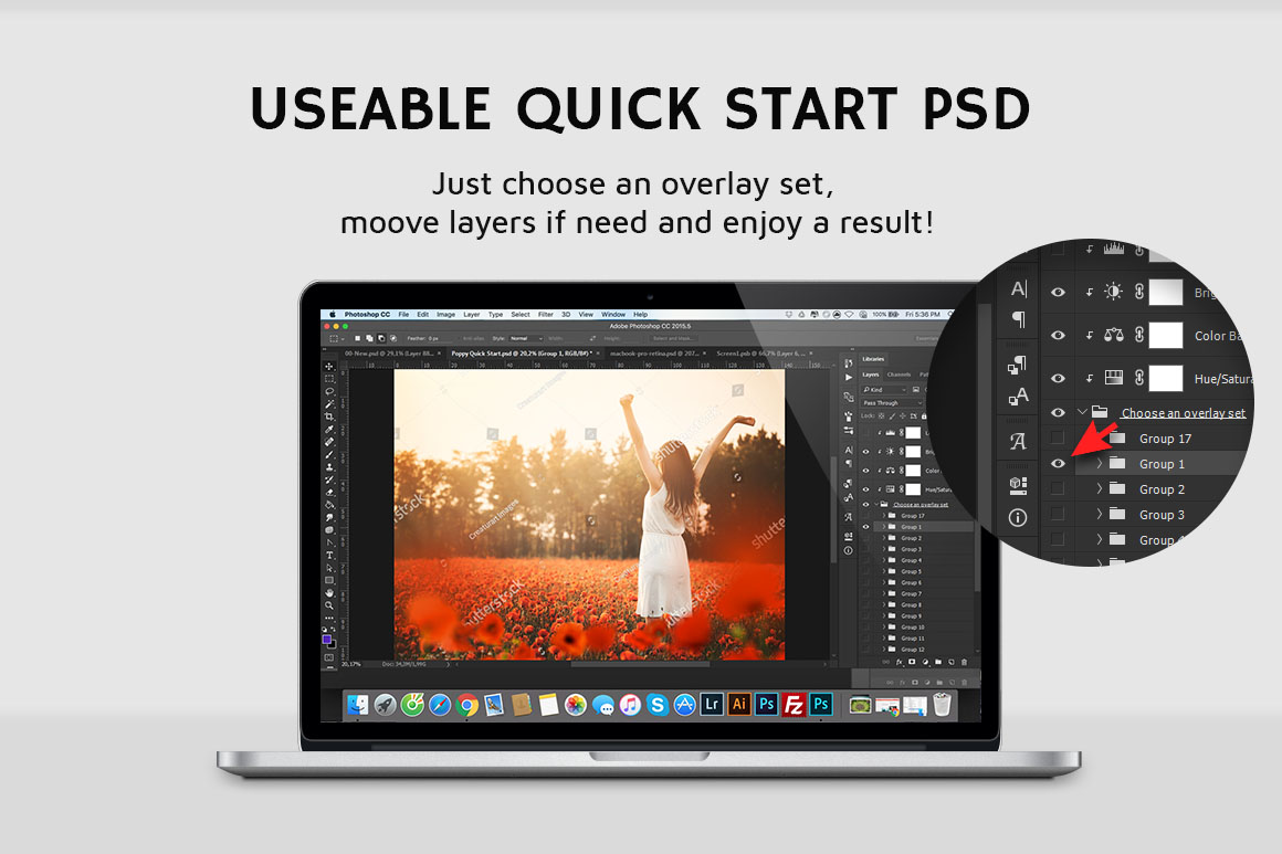 66+ Poppie Flowers Photo Overlays on Yellow Images Creative Store