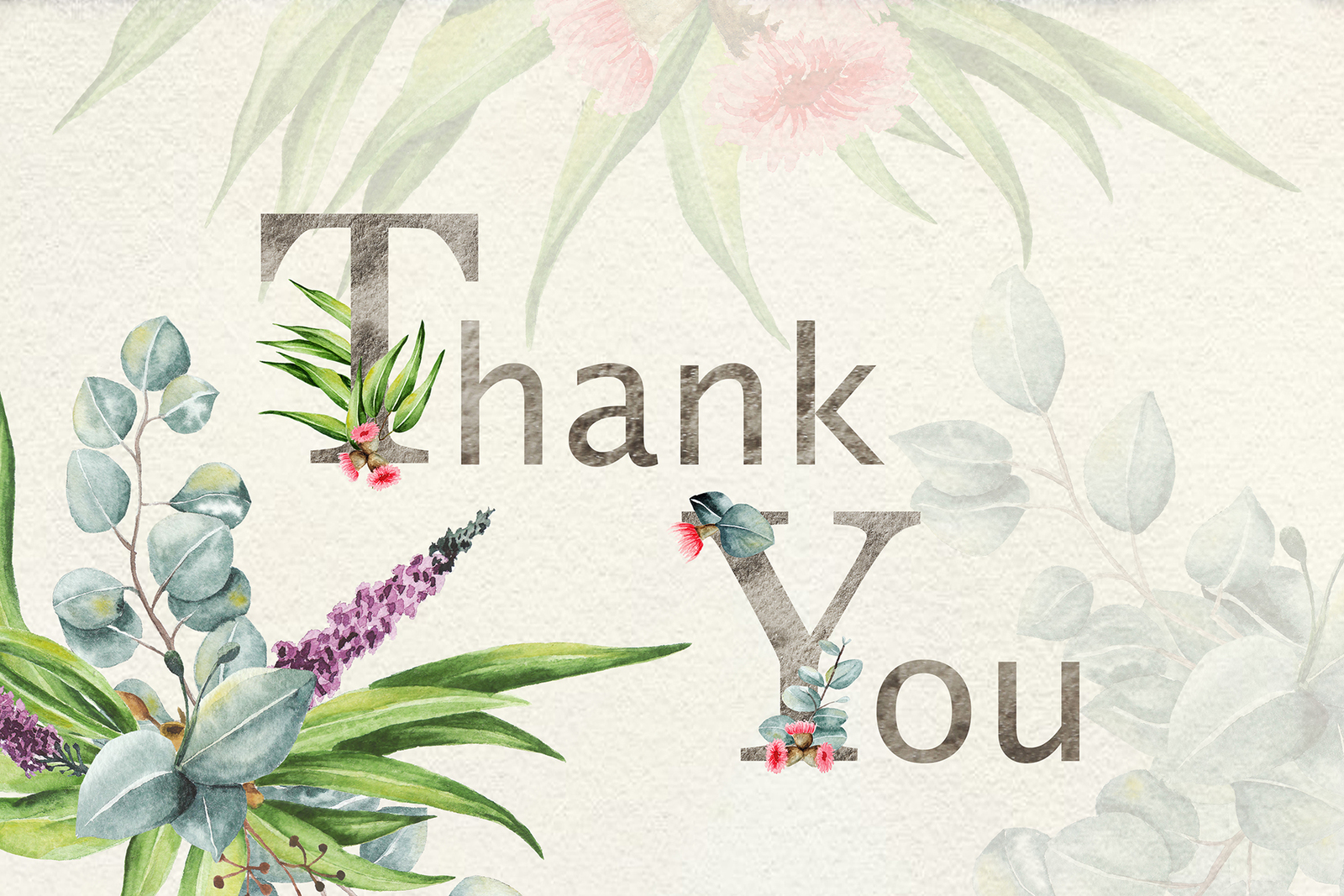 Eucalyptus Collection+Letter on Yellow Images Creative Store