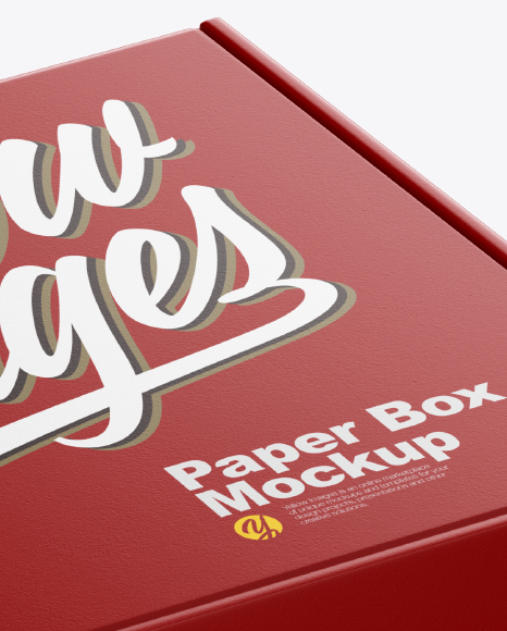 Glossy Box Mockup - Free Download Images High Quality PNG, JPG