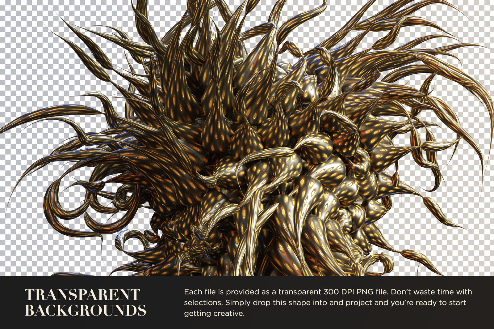 Organic Abstraction Vol1 on Yellow Images Creative Store