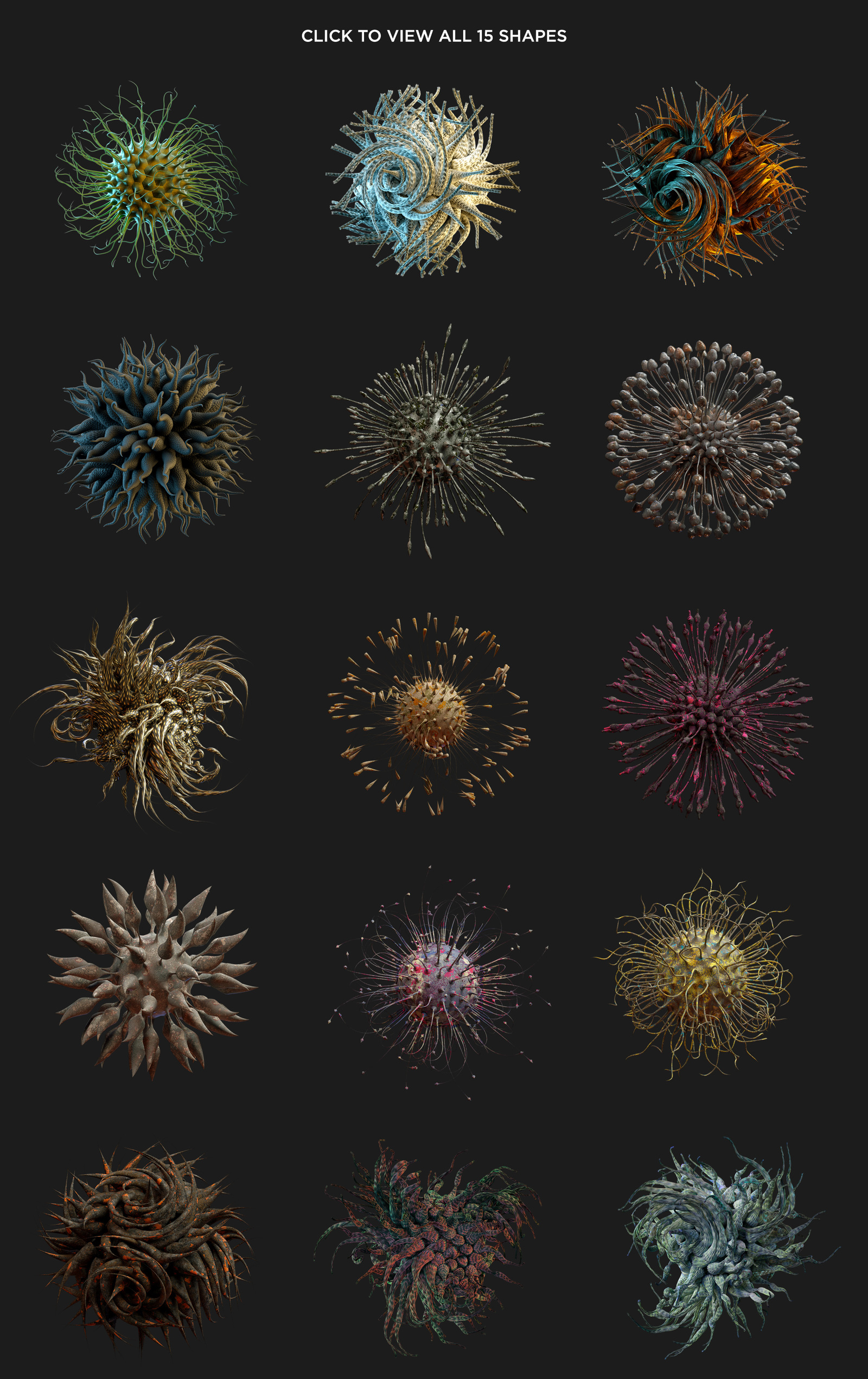 Organic Abstraction Vol1 on Yellow Images Creative Store