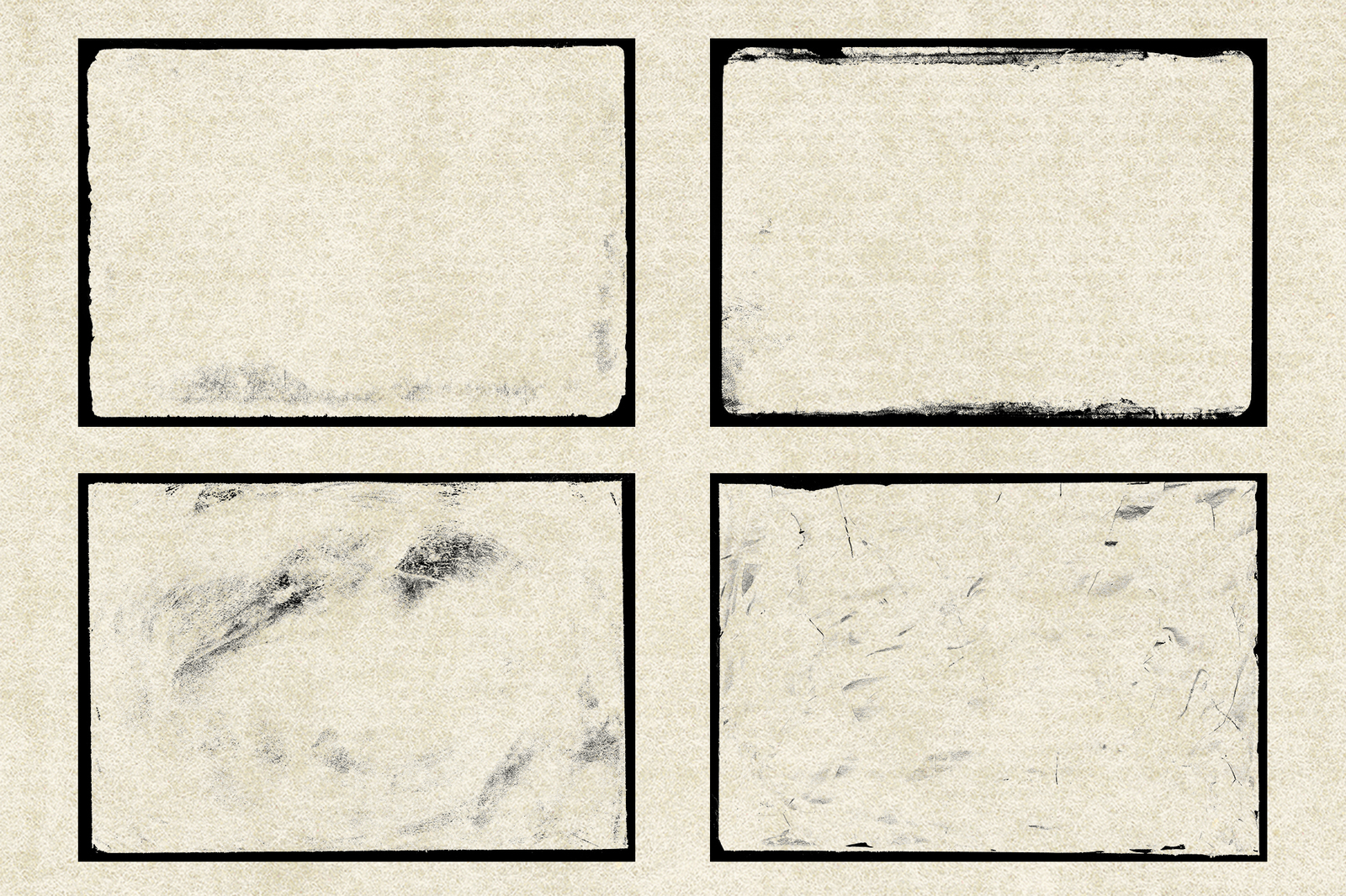 Distressed Borders on Yellow Images Creative Store