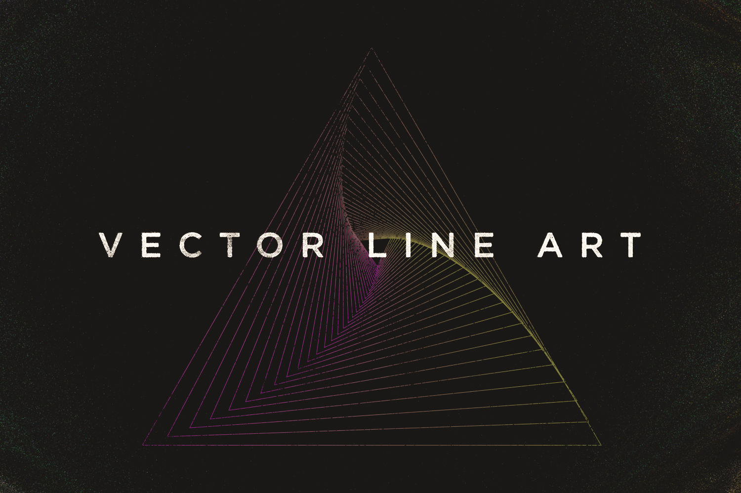 Vector Line Art on Yellow Images Creative Store