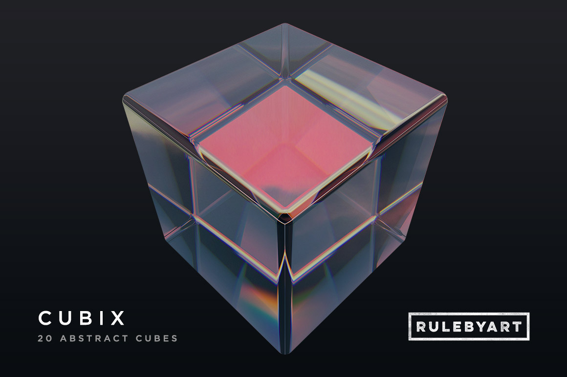 Cubix Cubes on Yellow Images Creative Store