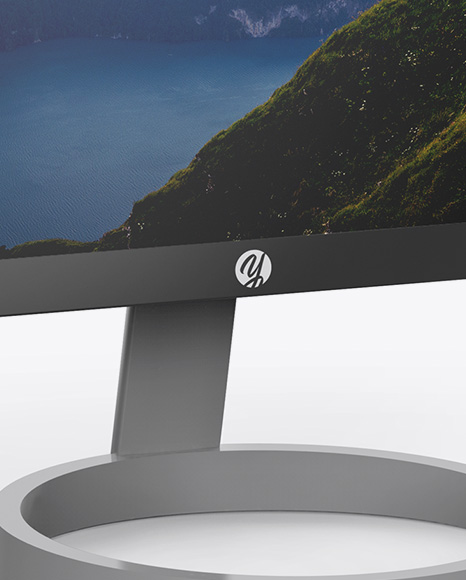 Matte Monitor Mockup - Free Download Images High Quality PNG, JPG