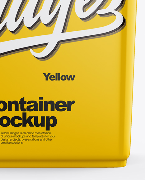 Glossy Container Mockup - Free Download Images High Quality PNG, JPG