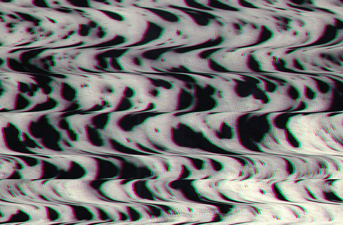 Erosion Video Glitch Distortion Textures on Yellow Images Creative Store
