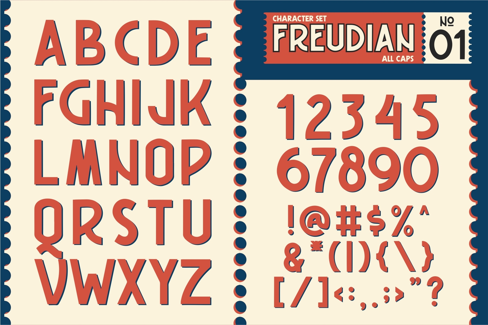 Freudian Typeface on Yellow Images Creative Store