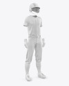 Men’s Full Baseball Kit Mockup in Apparel Mockups on Yellow Images ...