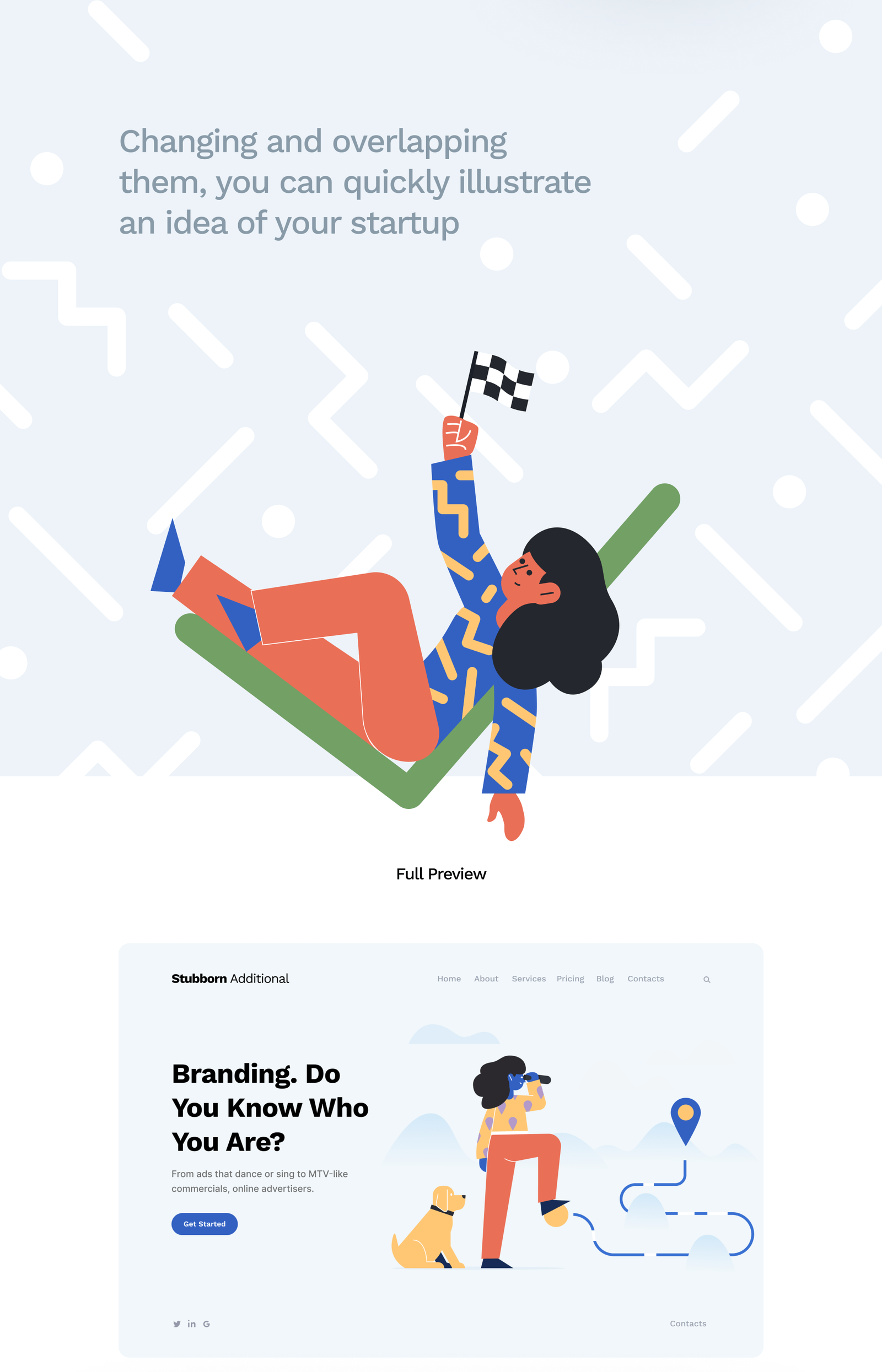 Unruly Illustrations on Yellow Images Creative Store