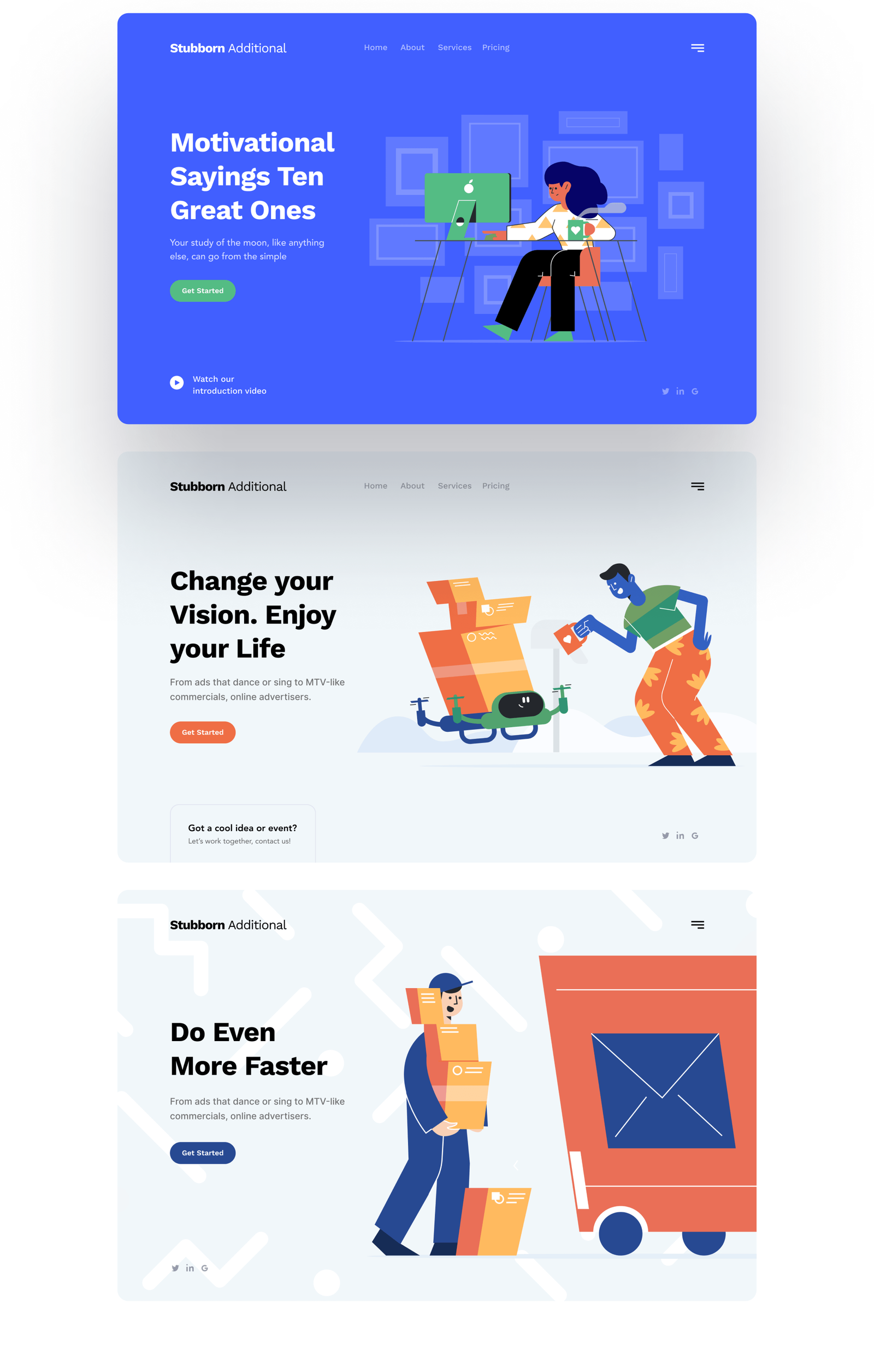 Unruly Illustrations on Yellow Images Creative Store