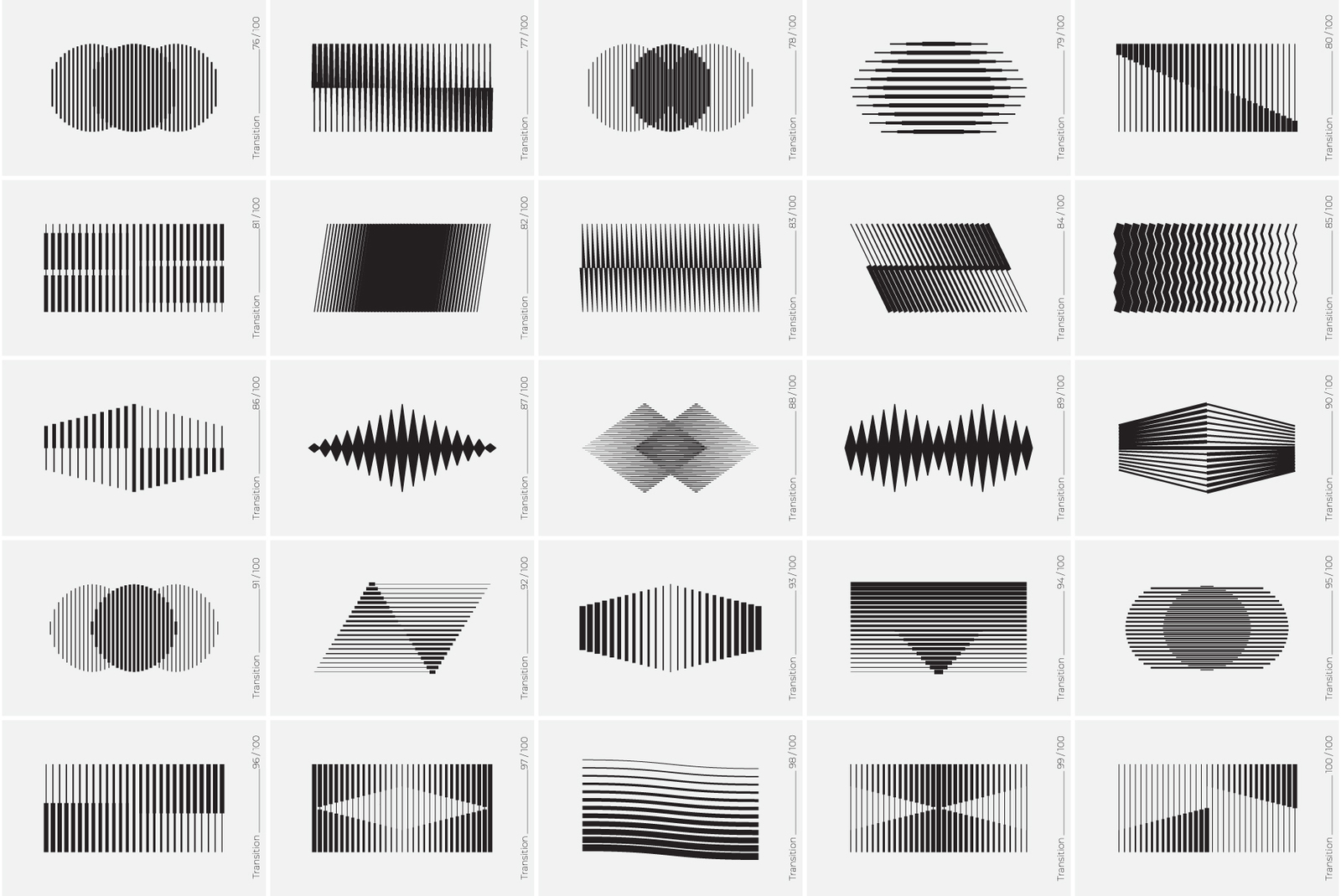 100 Transition Shapes on Yellow Images Creative Store