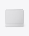 Square Textured Box Mockup - Front View - Free Download Images High ...