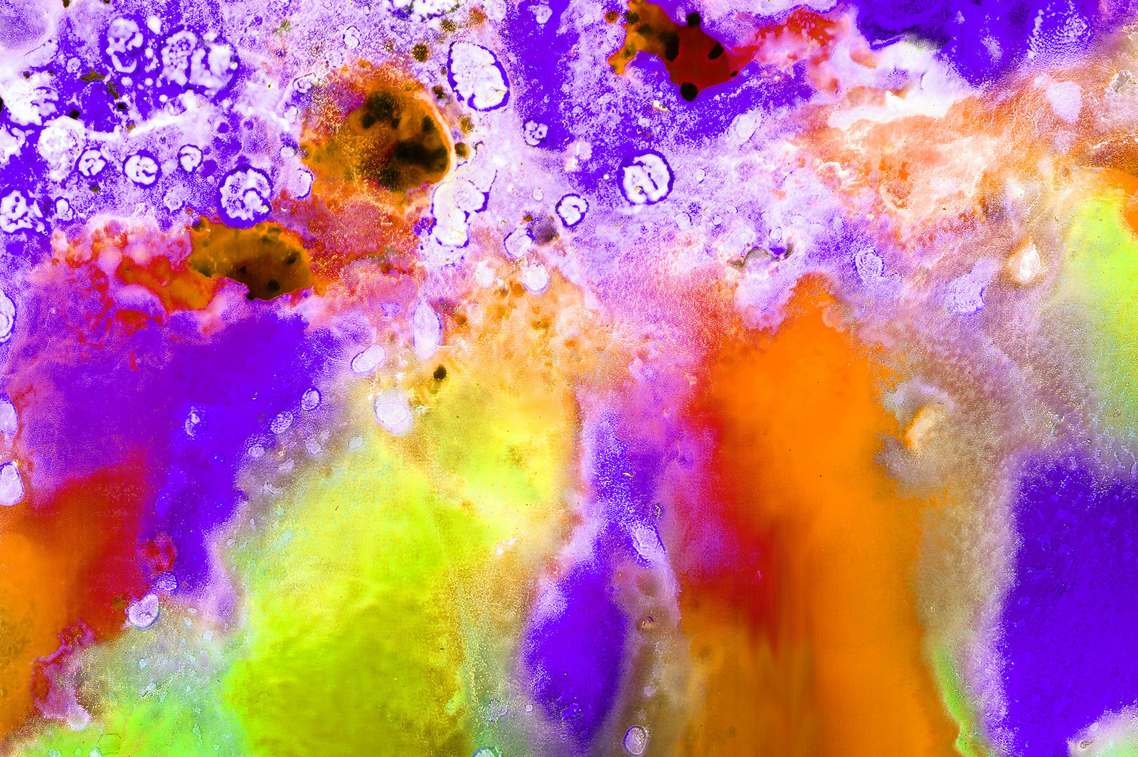 Inked: Abstract Ink Textures on Yellow Images Creative Store