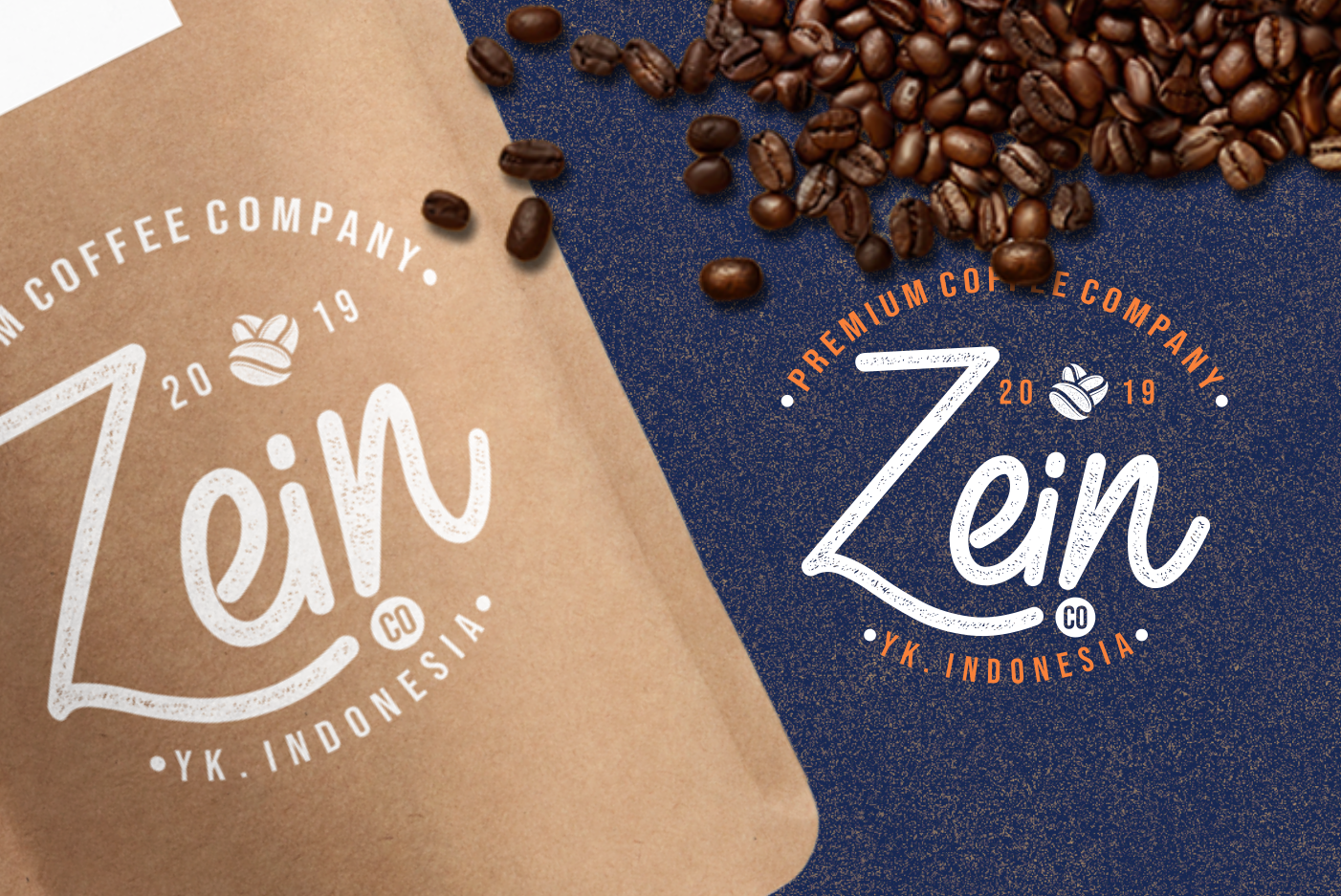 Guthers - Monoline Script Font on Yellow Images Creative Store