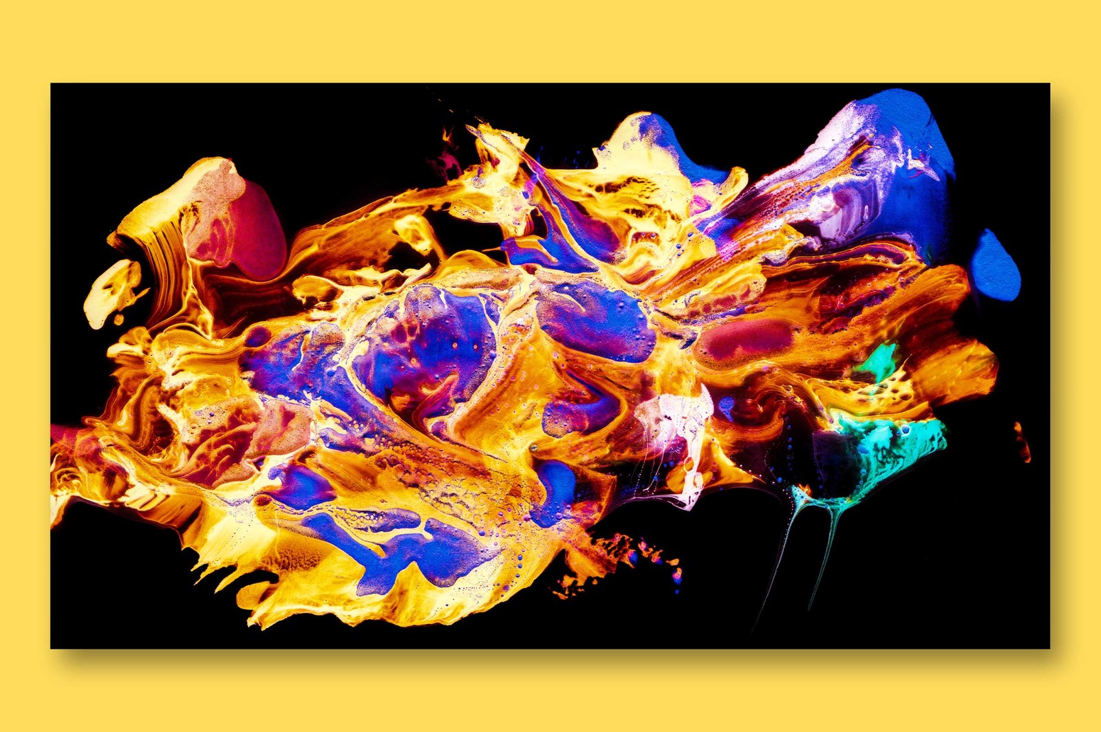 Abstract Paint, Vol. 1 on Yellow Images Creative Store
