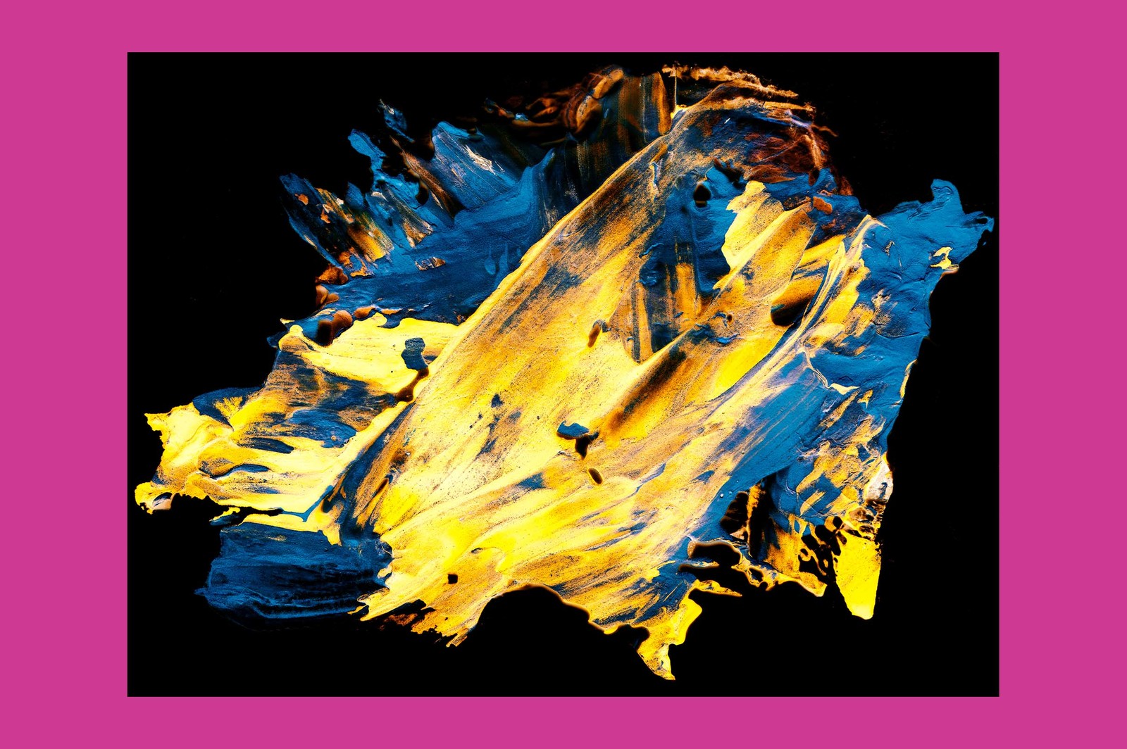 Abstract Paint, Vol. 7 on Yellow Images Creative Store