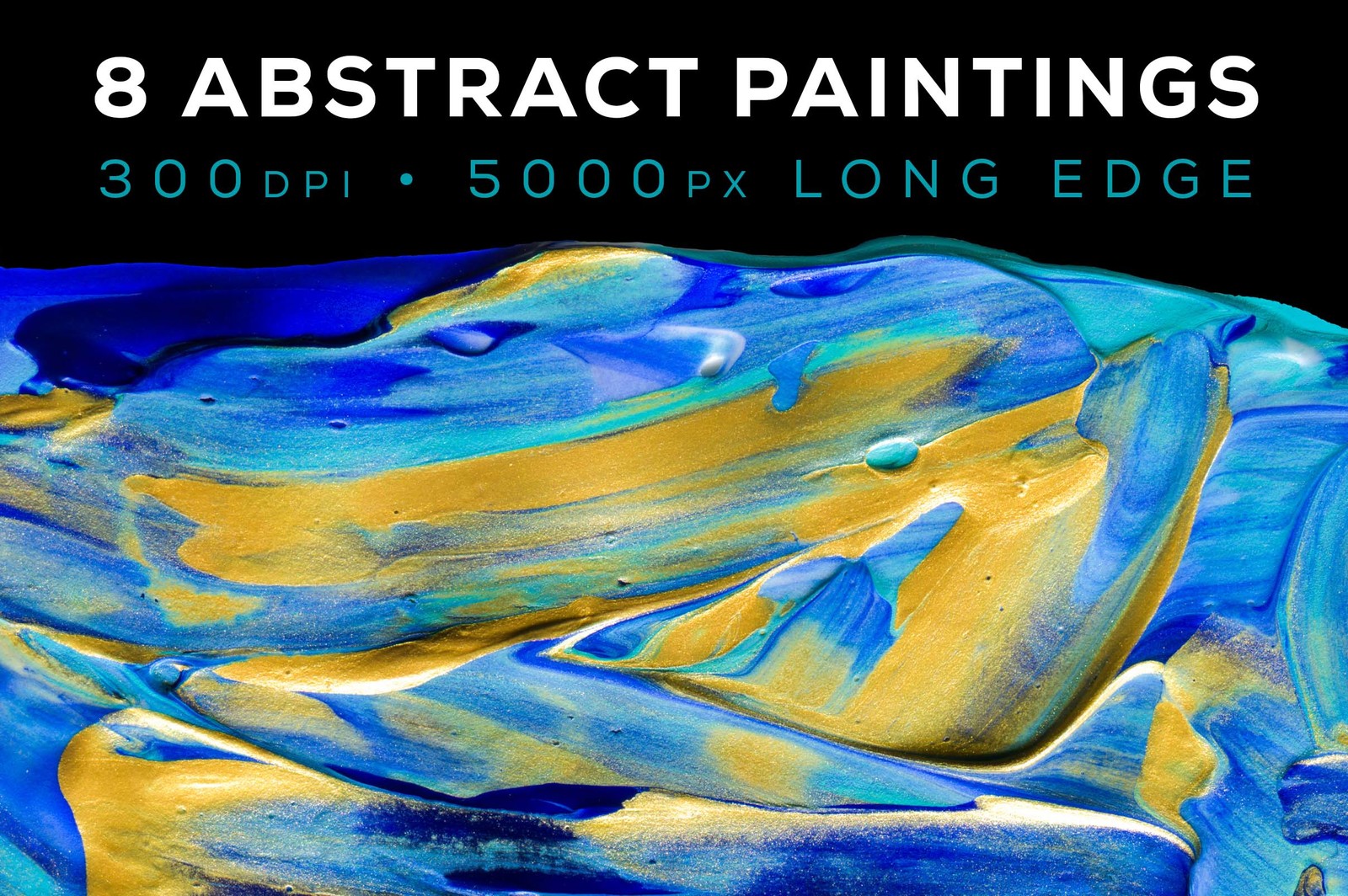 Abstract Paint, Vol. 4 on Yellow Images Creative Store